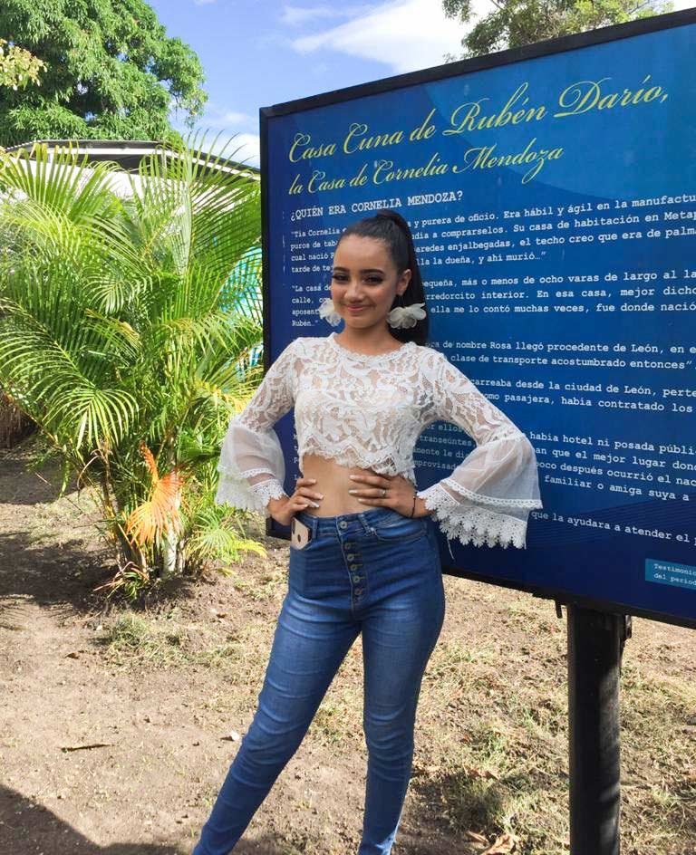 Dariana Meza, la musa amante de Rubén y del turismo nicaragüense
